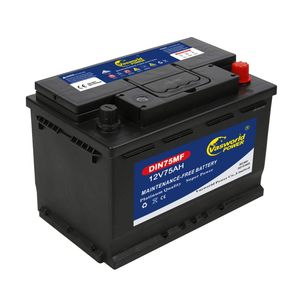 DIN75MF 12V 75AH Car Battery - Vasworld Power