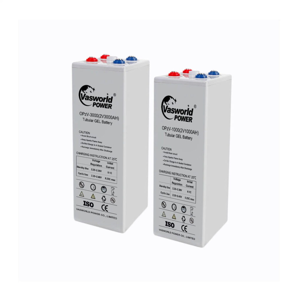 2V 3000ah Opzv Solar System Energy Storage Batteries - Vasworld Power